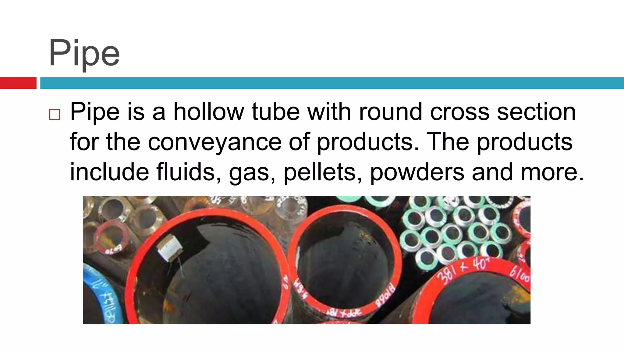 Piping system presentation | PPTX