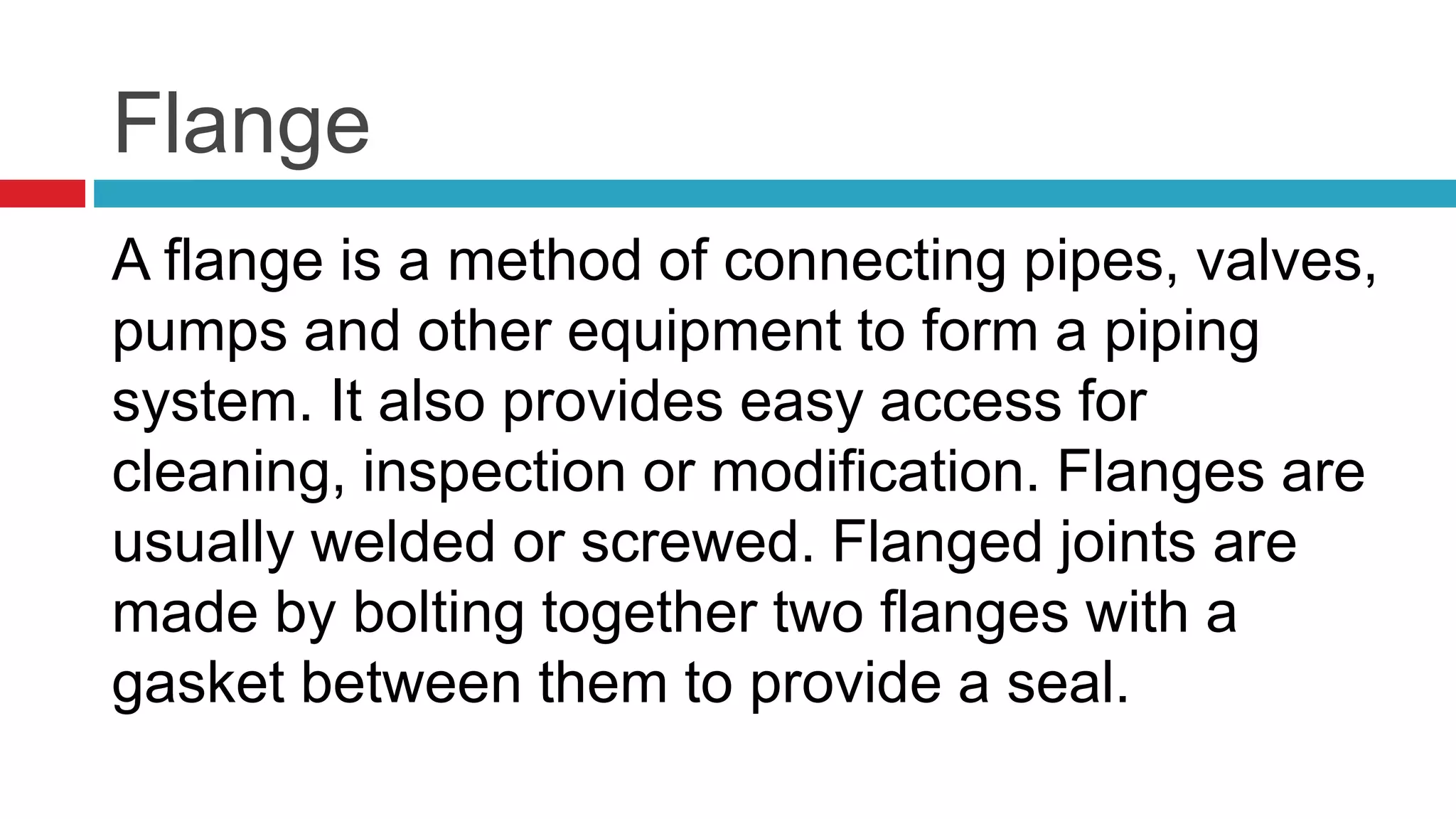 Piping system presentation | PPTX