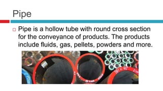 Piping system presentation | PPTX