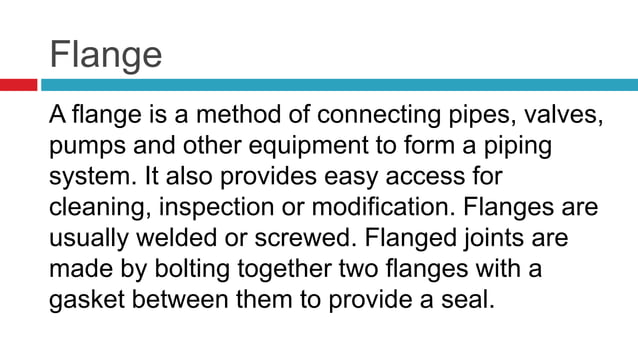 Piping system presentation | PPTX