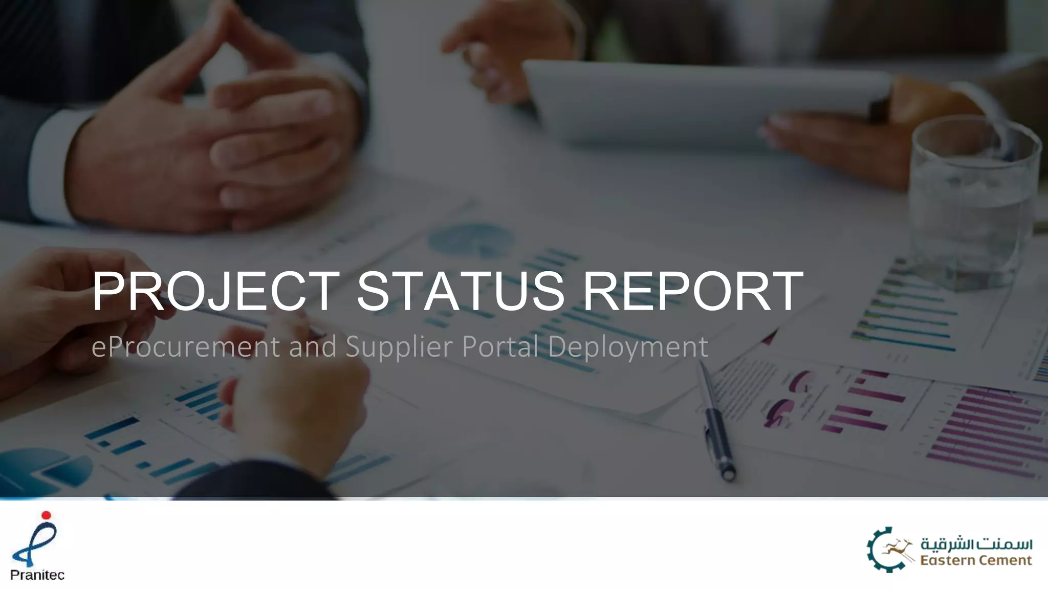 PIPL-EPCC-Oracle EBS R12-eProcurement and Supplier Portal-Project Status Report.pptx