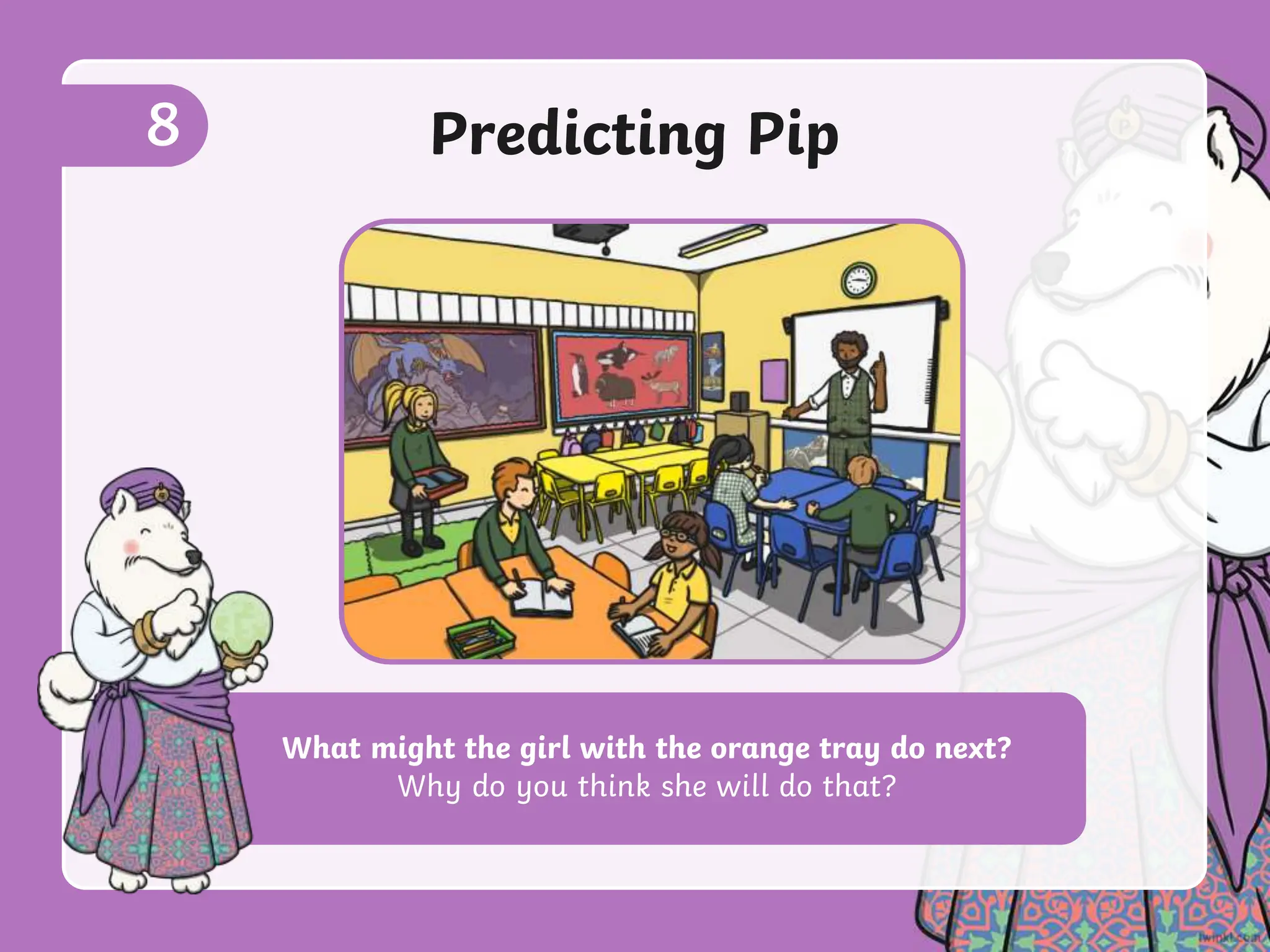 Pip Predicts PowerPoint .ppt looks at the child centered activities. | PPT