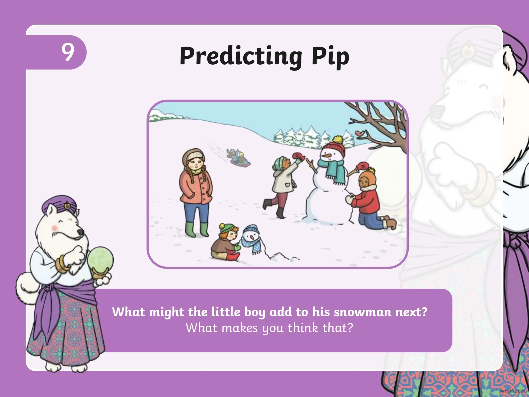 Pip Predicts PowerPoint .ppt looks at the child centered activities. | PPT
