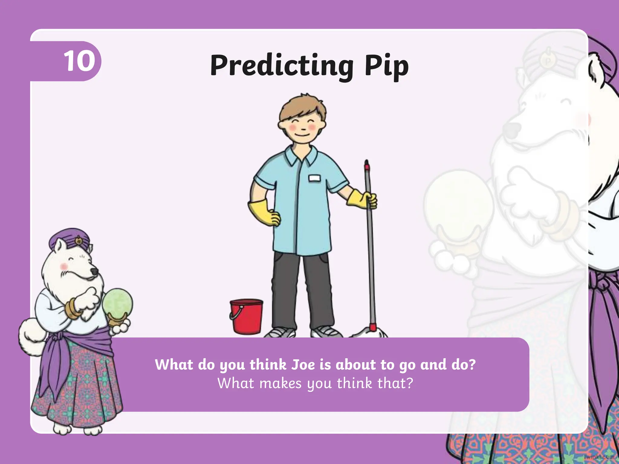 Pip Predicts PowerPoint .ppt looks at the child centered activities. | PPT