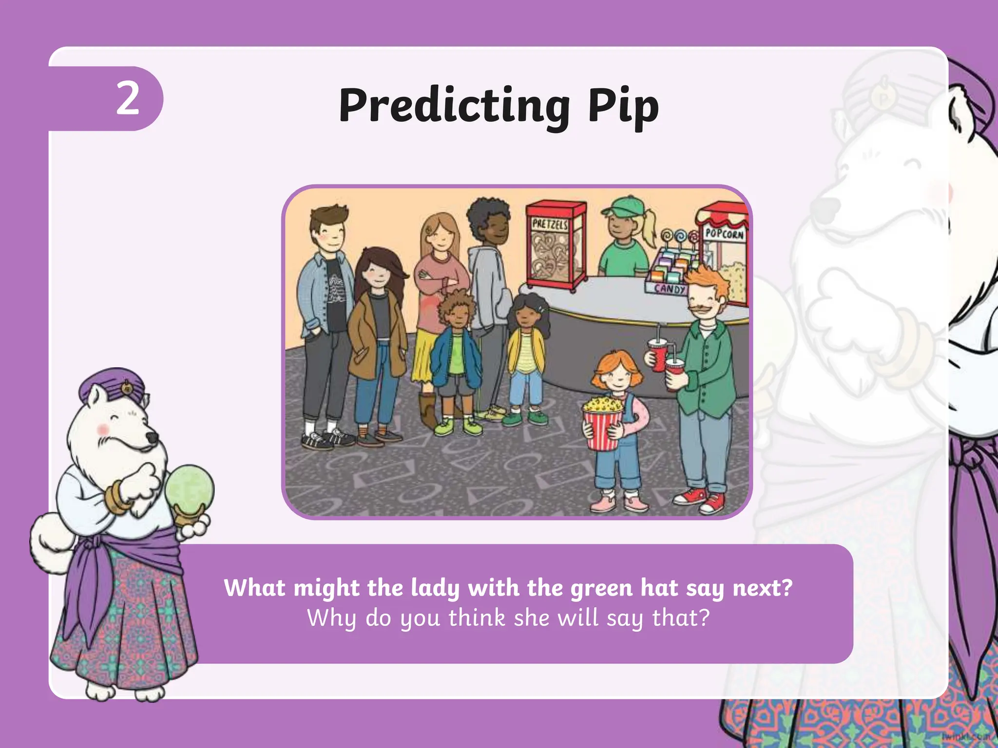 Pip Predicts PowerPoint .ppt looks at the child centered activities. | PPT