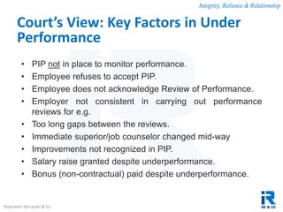 Performance Improvement Plan - Mdm Rajeswari | PDF