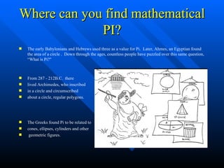 Pi Ppt | PPT