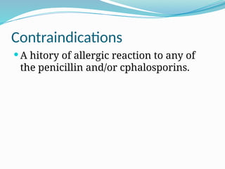 Pipracillin mode of action and clinical use | PPTX