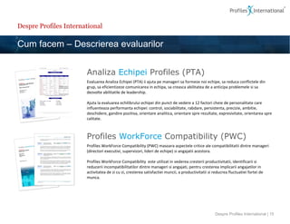 Profiles International Romania - Prezentare | PPT