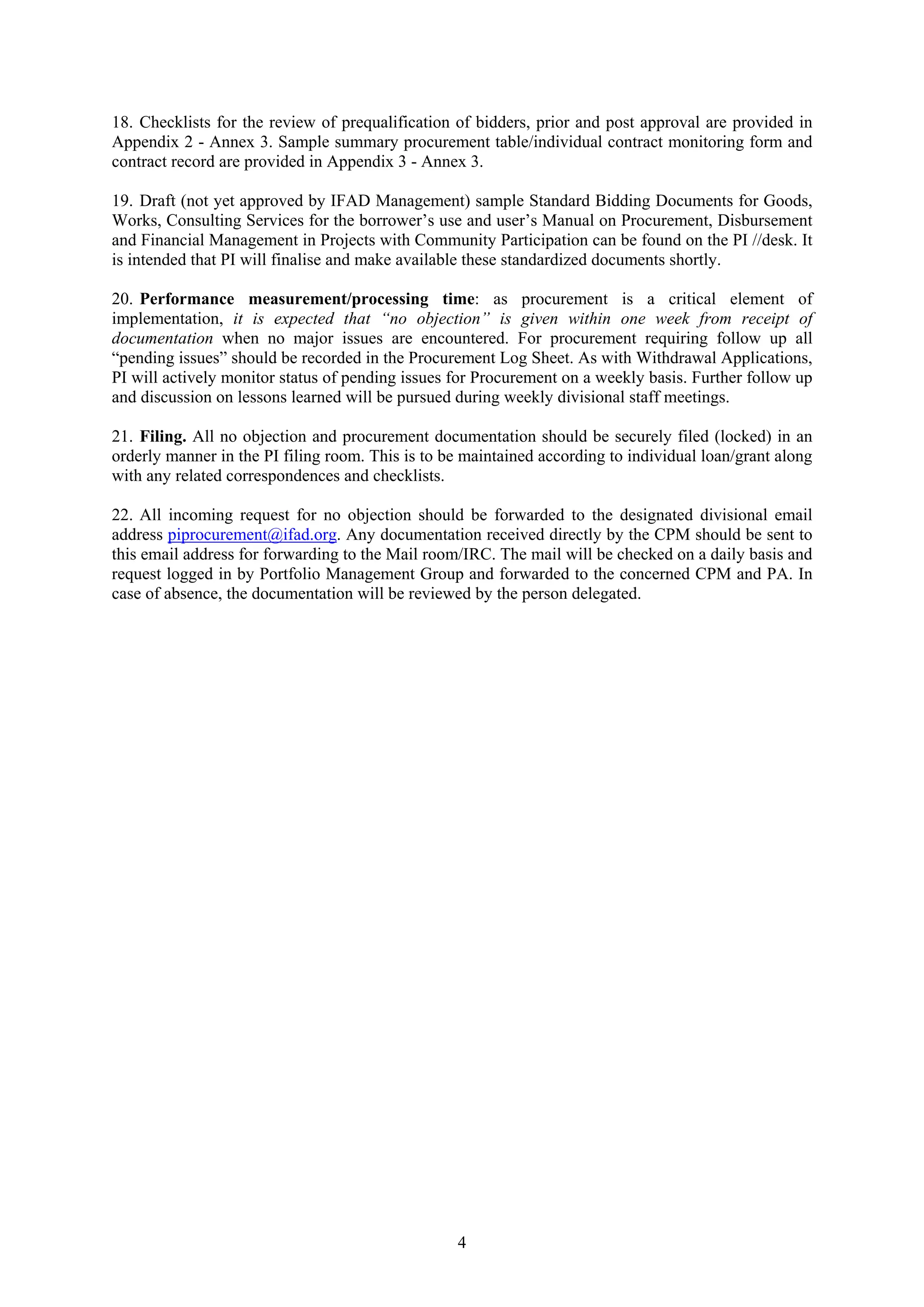 IFAD Procurement Guidelines revised 2008 | PDF | Business Accounting ...