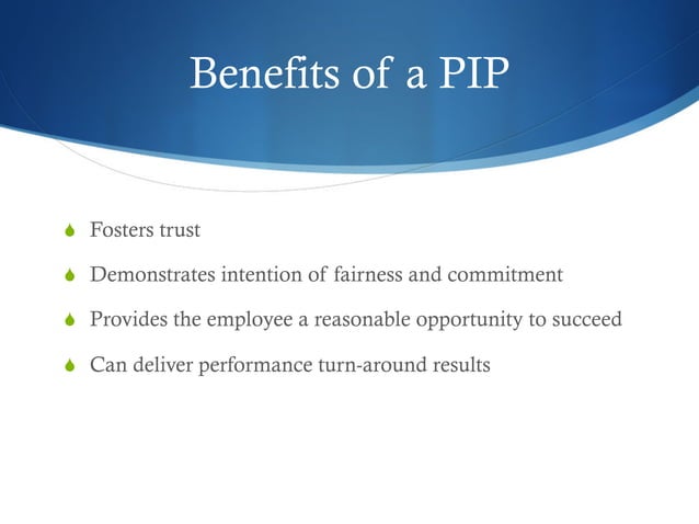 Employee Performance Improvement Plan (PIP) | PDF | Human Resources ...