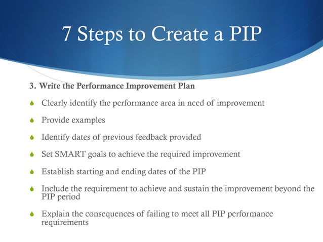 Employee Performance Improvement Plan (PIP) | PDF | Human Resources ...
