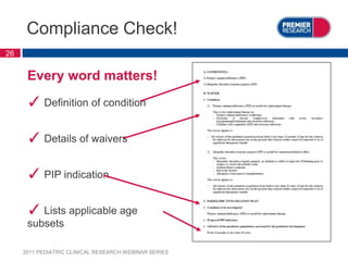 Planning your Paediatric Investigation Plan (PIP) Submission in Europe ...
