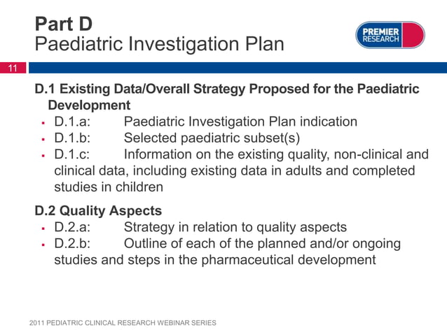 Pip Pediatric Investigation Plan – XLYIJJ