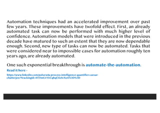 Process Intelligent Quantifier | PPT