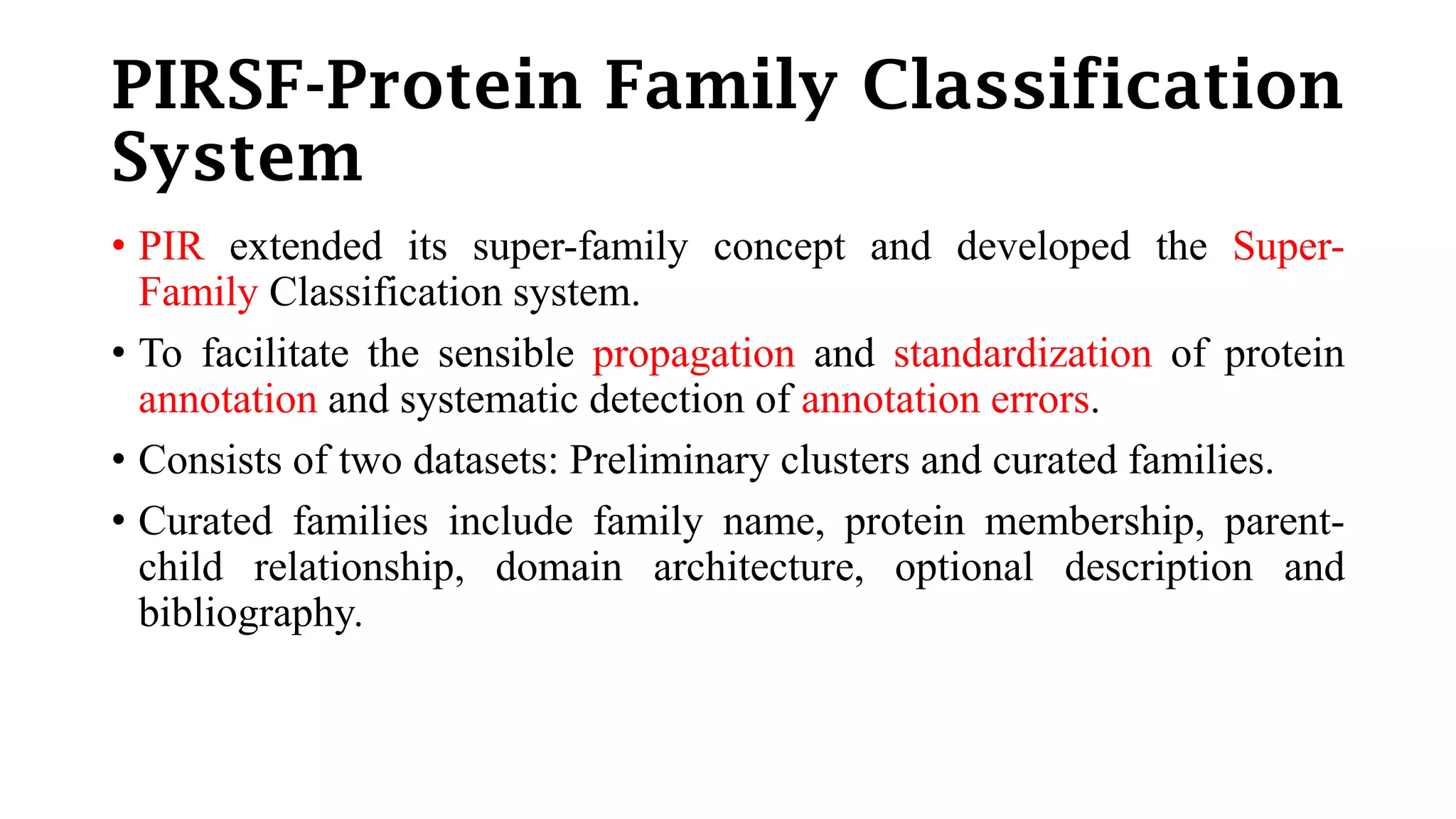 PIR- Protein Information Resource | PDF