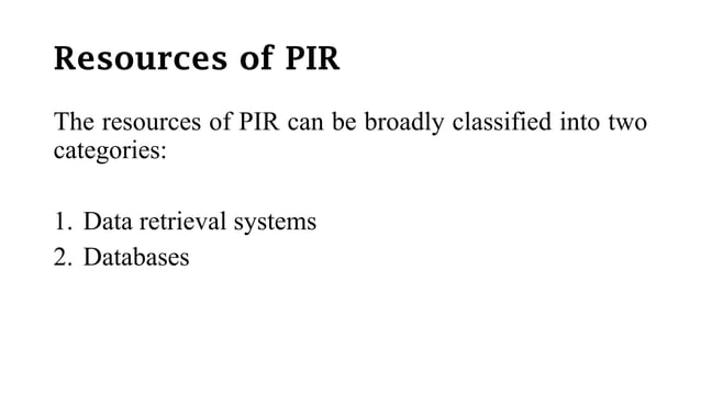 PIR- Protein Information Resource | PDF | Databases | Computer Software ...