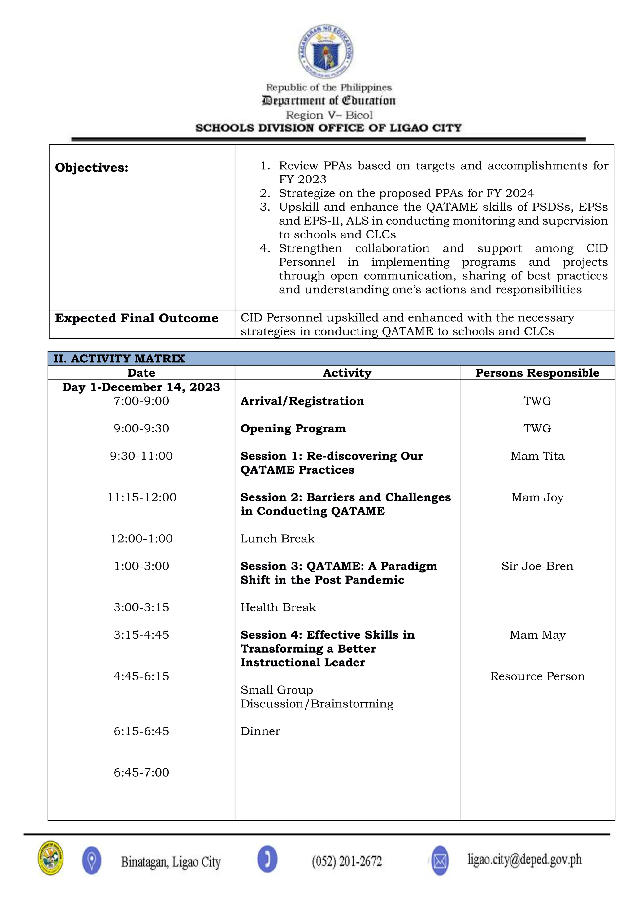 pir proposal sample division based activity | DOCX