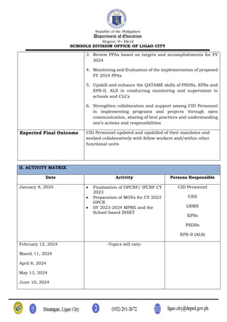 pir proposal sample division based activity | DOCX