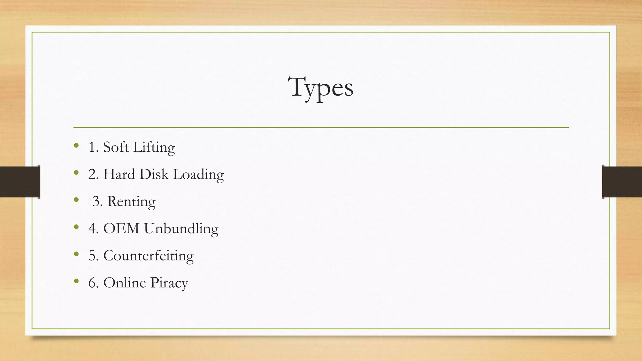 Piracy and Types | PDF