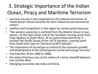 Piracy and Maritime Security in the Indian Ocean | PPTX