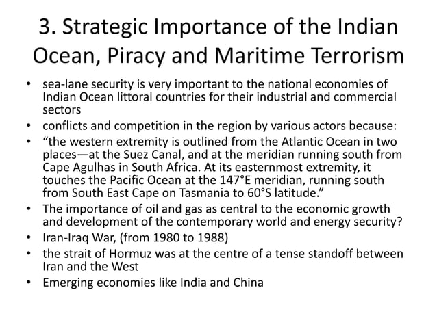 Piracy and Maritime Security in the Indian Ocean | PPTX | Business and ...