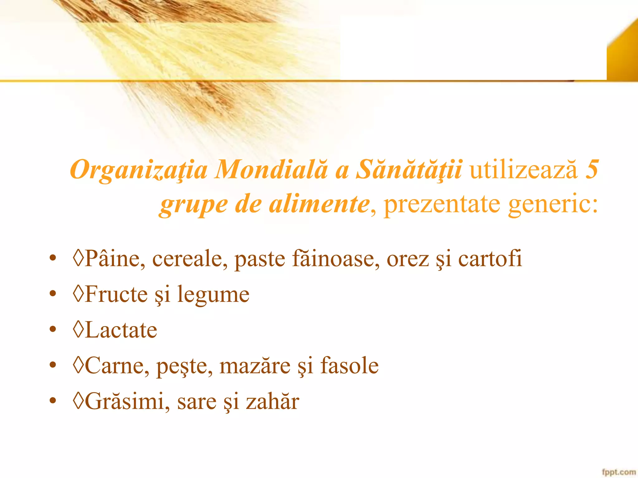 Piramida alimentară | PPTX