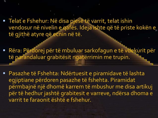 Piramidat e egjiptit klasa X. | PPTX