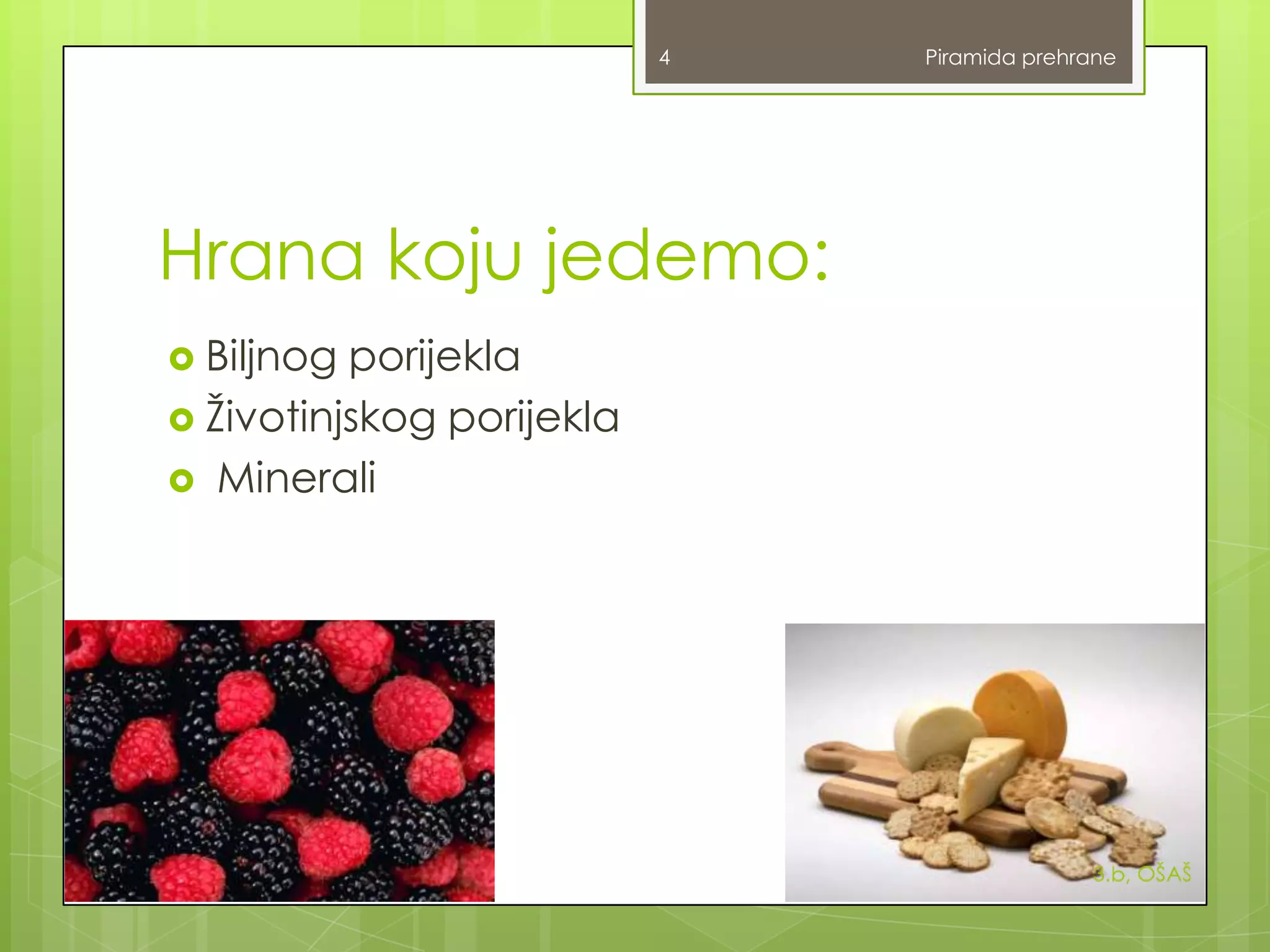 Piramida zdrave prehrane | PPTX