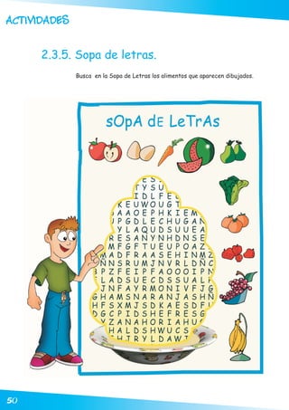 Piramide de los alimentos unidad didactica | PDF
