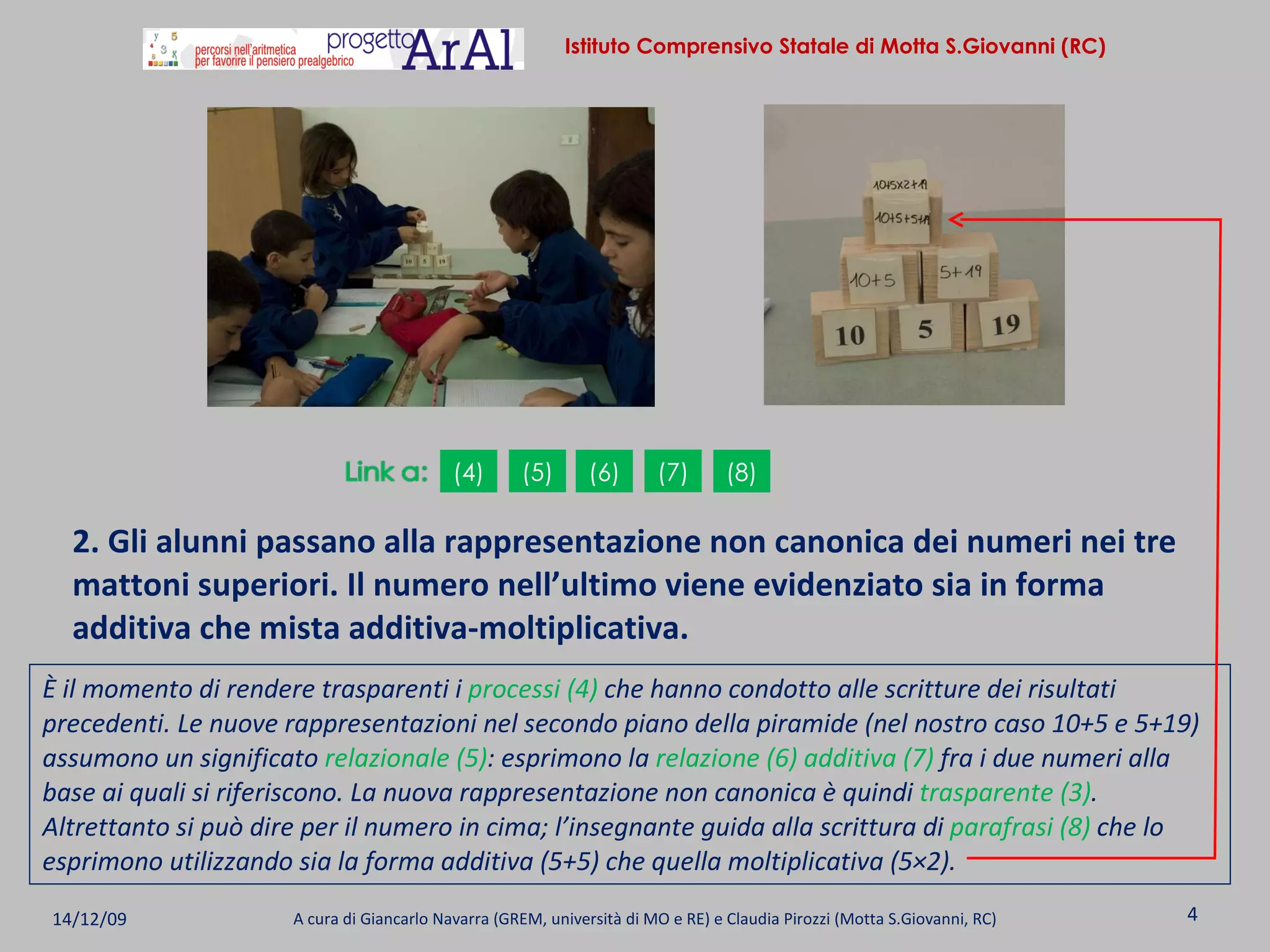 Le Piramidi dei numeri 3: Scoprire la "regola della piramide" | PPT