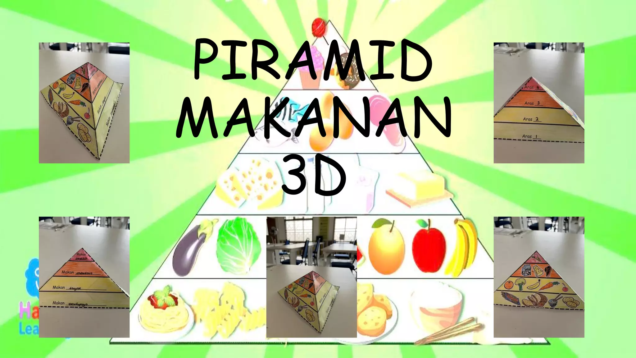 Lembaran Kerja: Piramid Makanan 3D | PDF