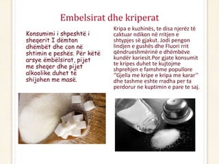 Nje ushqyerje e mire per nje trup dhe mendje te shendoshe | PPTX