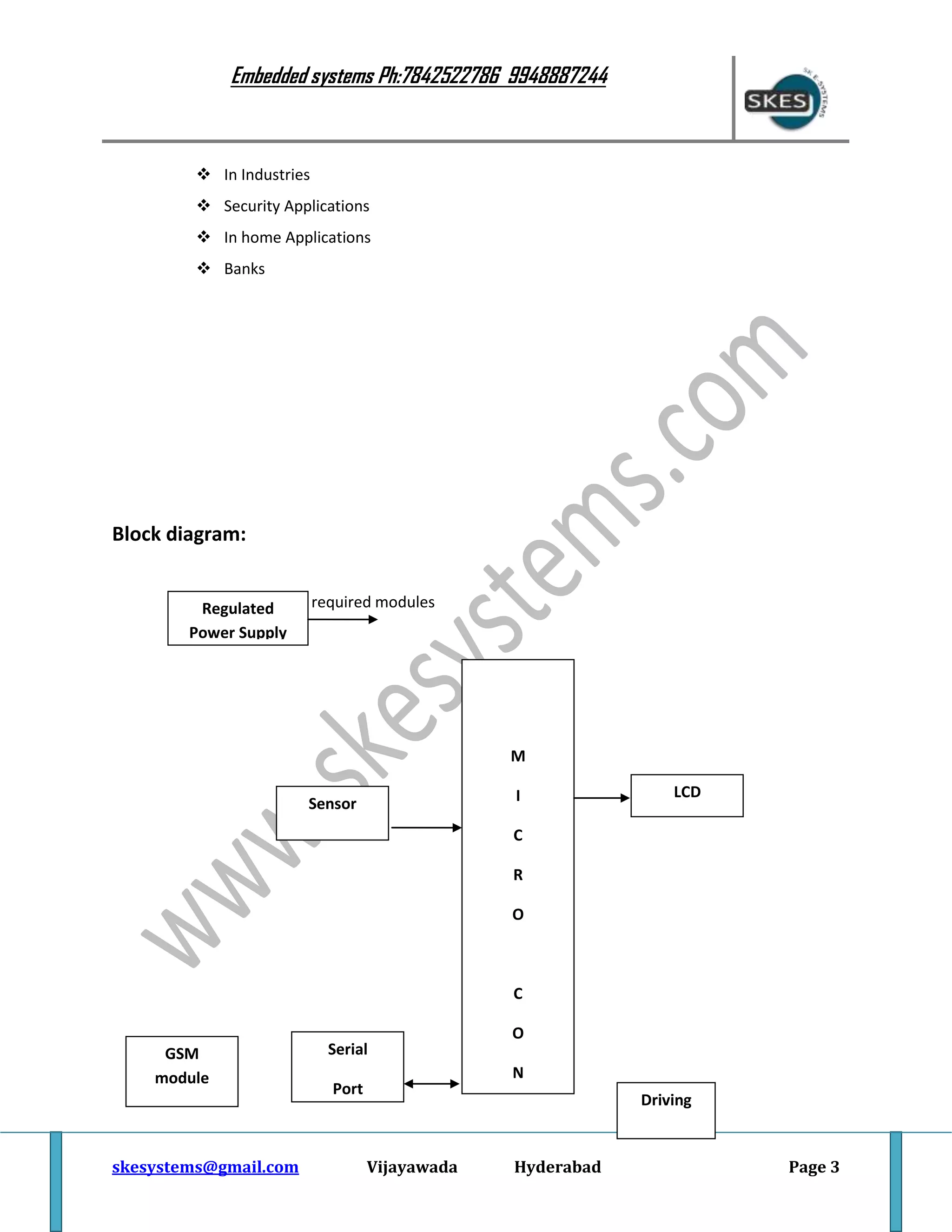 Pir and gsm based house security system | DOCX