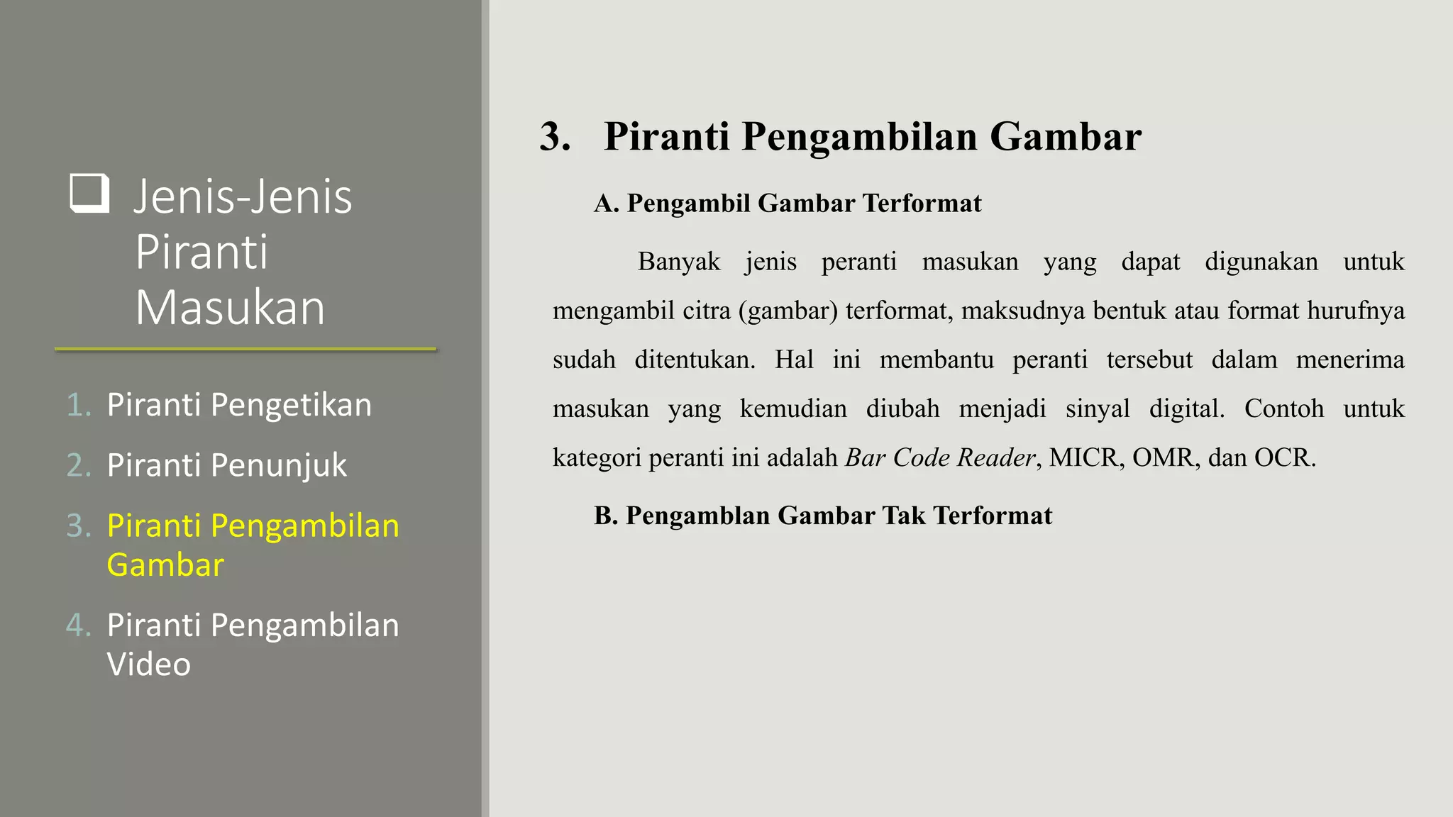 Piranti masukan | PPTX