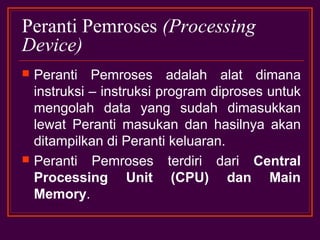 Piranti proses (process device) | PPT