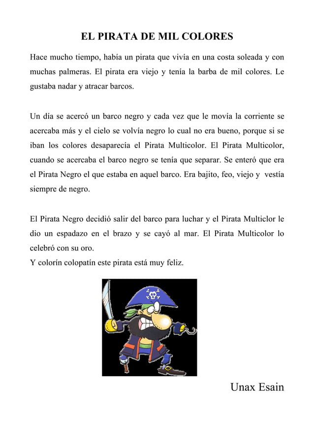 Cuentos de piratas. | PDF