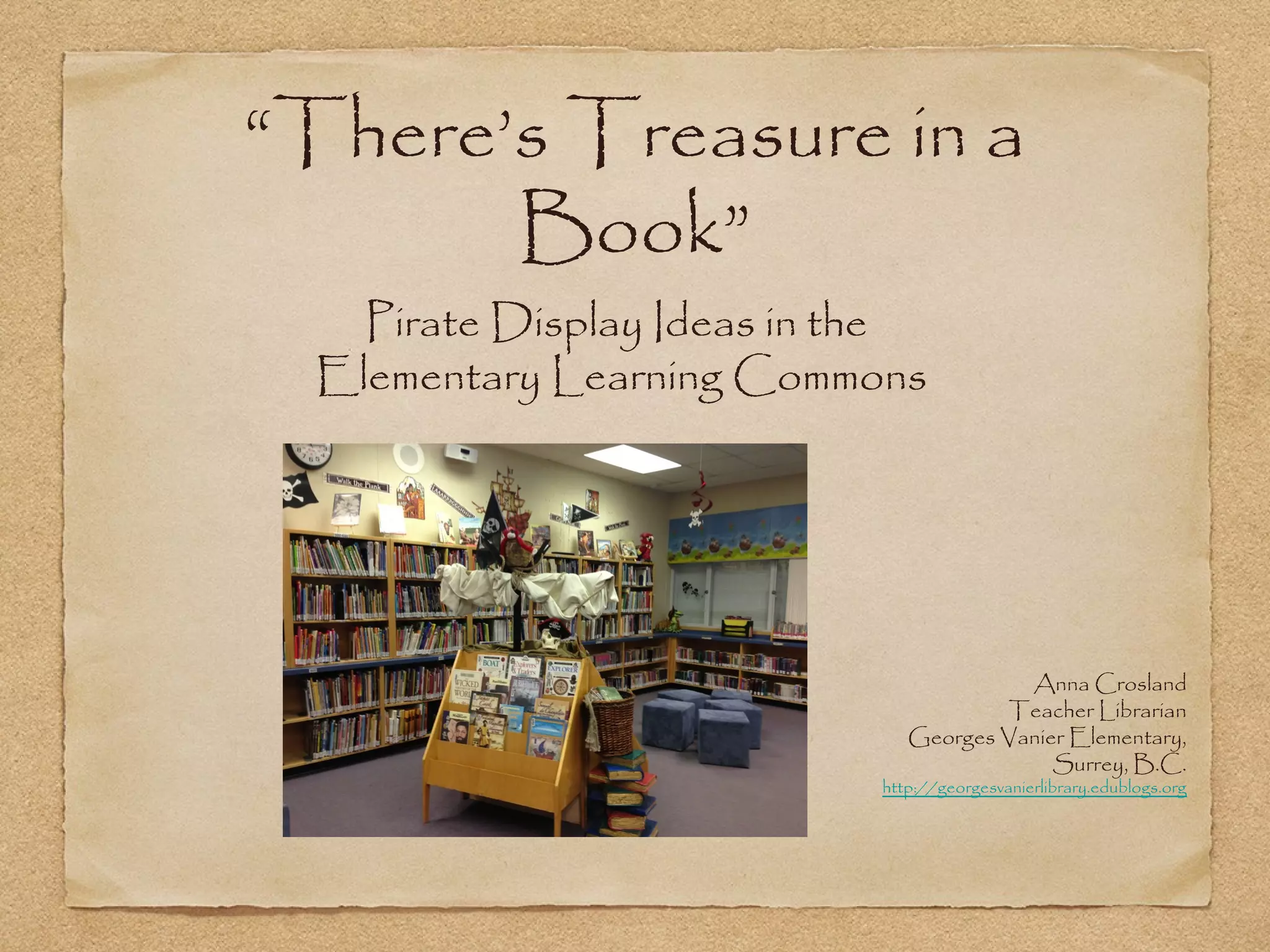 Pirate Theme Decoration in the Elementary Learning Commons Classroom | PPT
