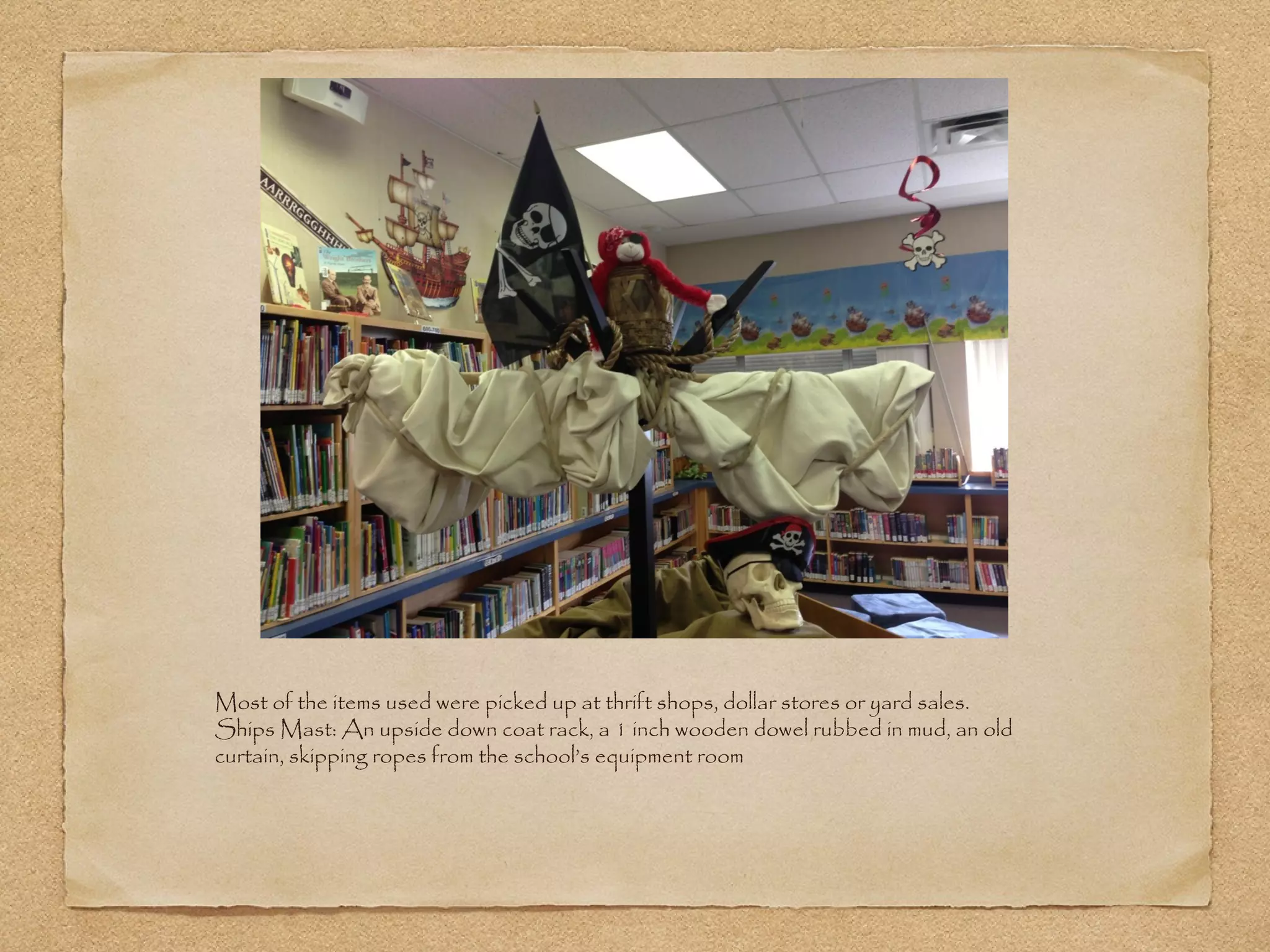 Pirate Theme Decoration in the Elementary Learning Commons Classroom | PPT