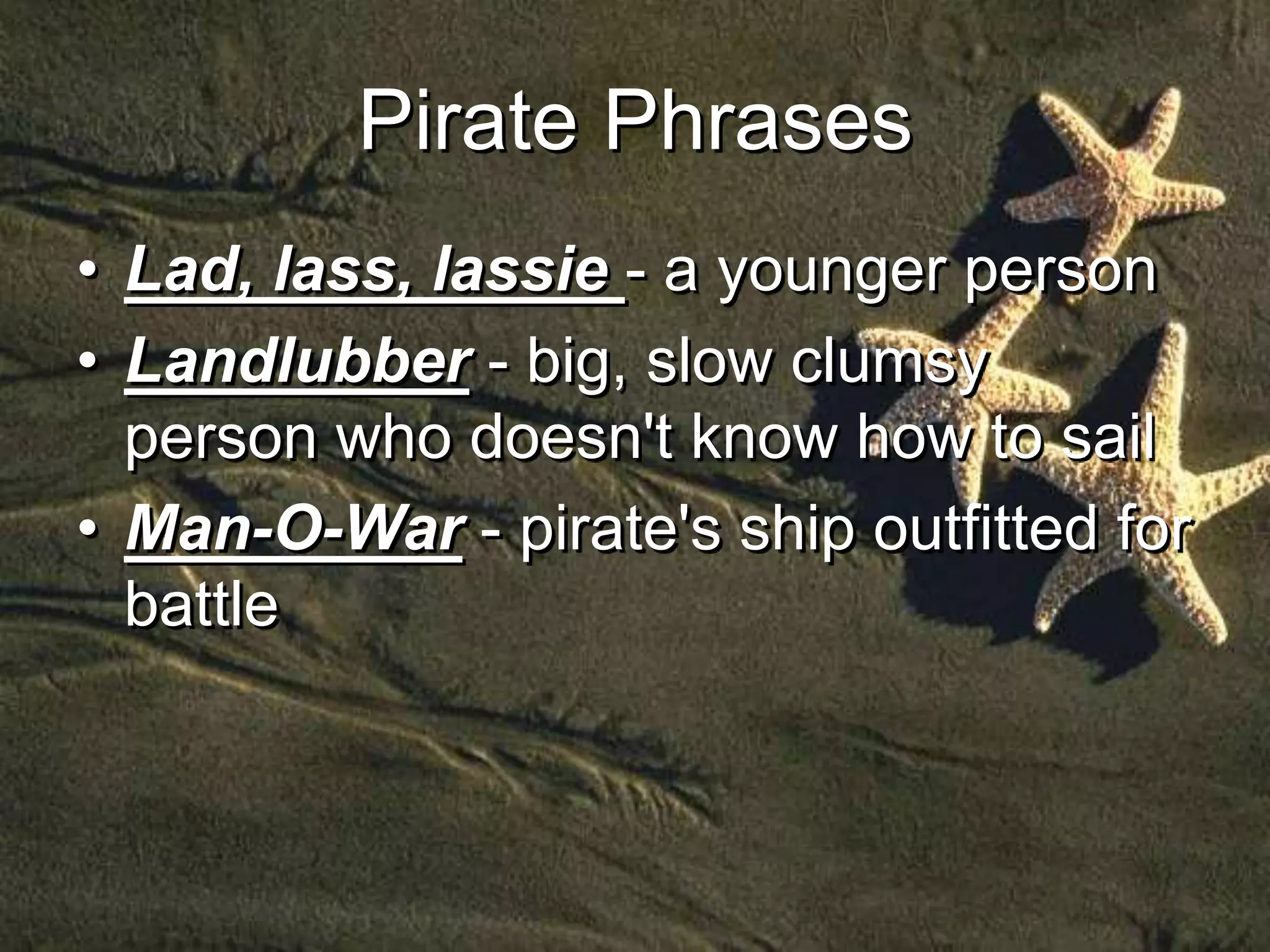 Pirate language | PPTX