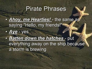 Pirate language | PPTX