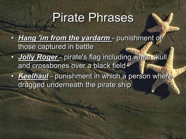 Pirate language | PPTX
