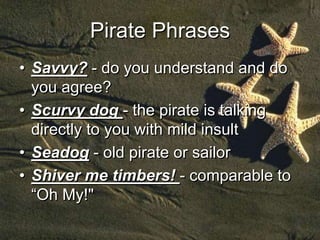 Pirate language | PPTX