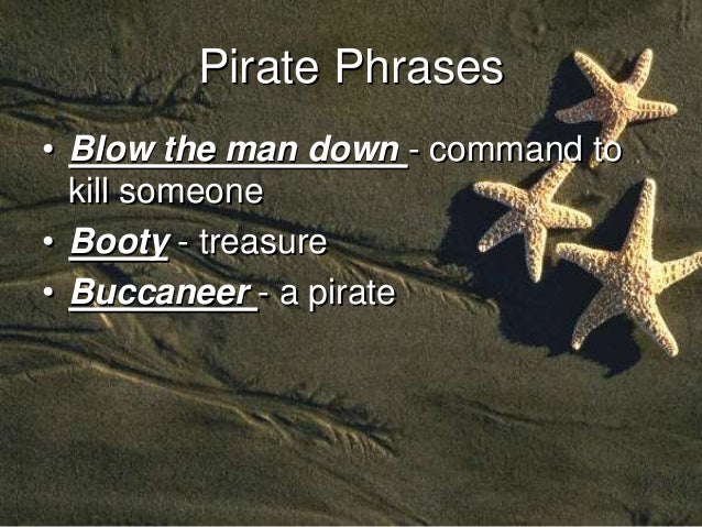 Pirate language