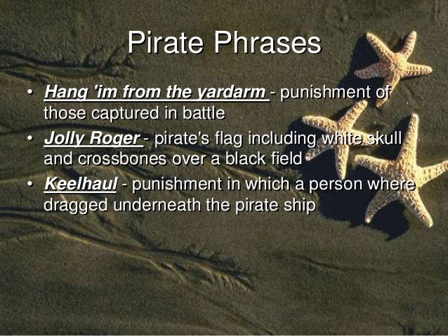 Pirate language