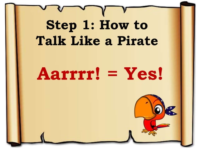 Pirate Training Presentation | PPT