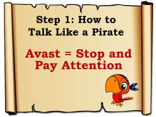 Pirate Training Presentation | PPTX
