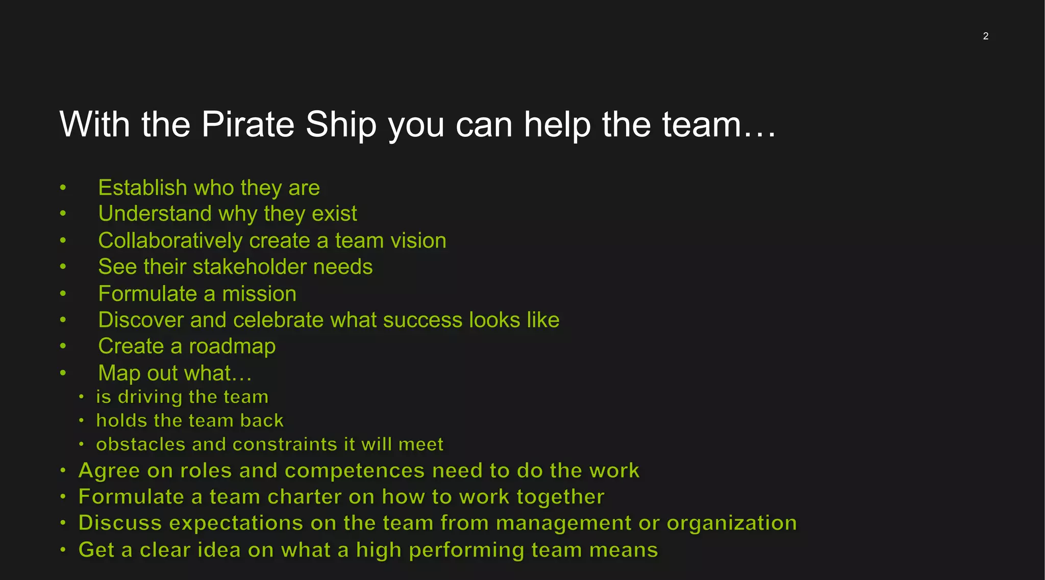 Pirateship - growing a great crew: workshop facilitation guide | PDF