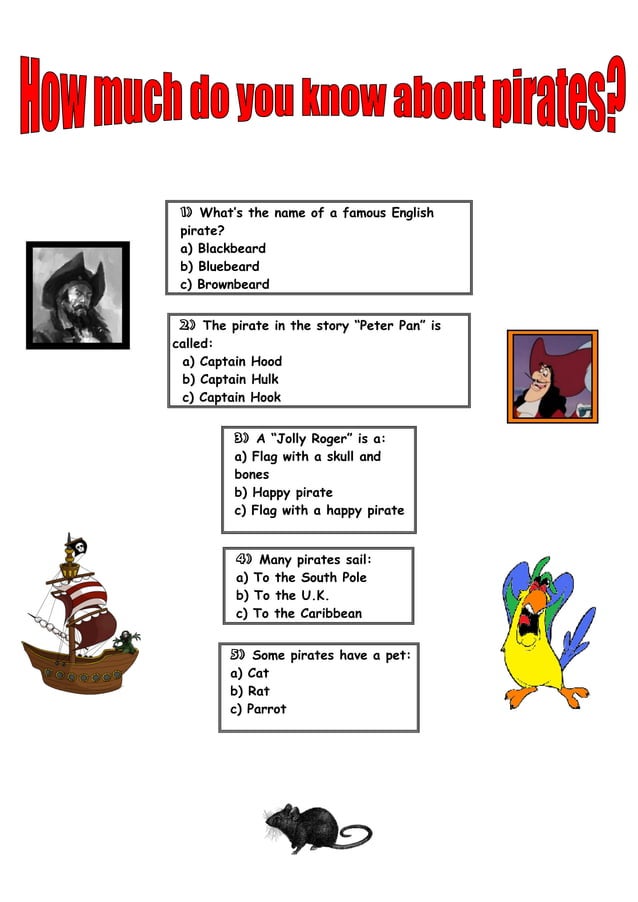 Pirates quizz | PDF
