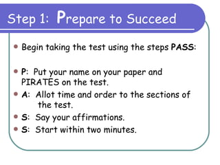 Pirates test taking strategies | PPT